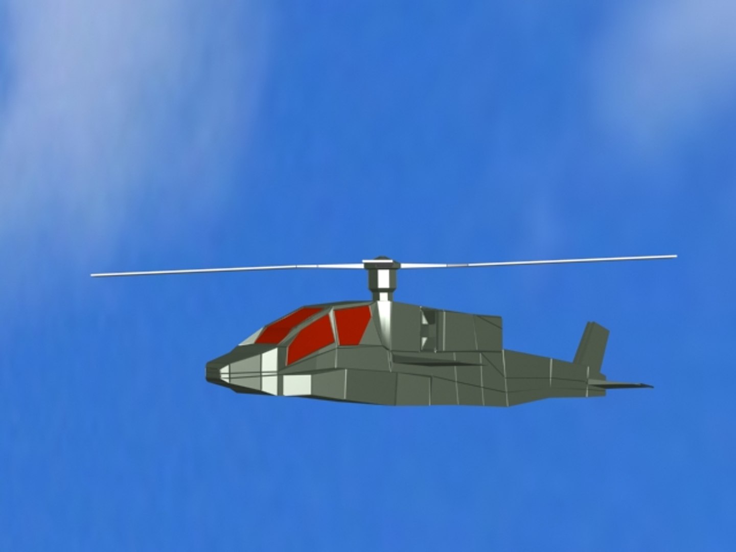 3d Apache Helicopter
