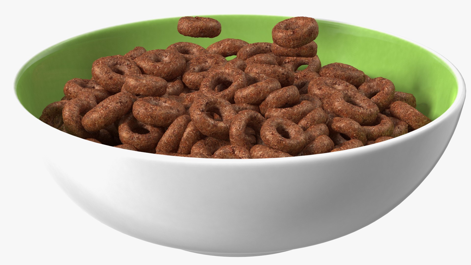 3D Chocolate Rings with Plate - TurboSquid 1783998