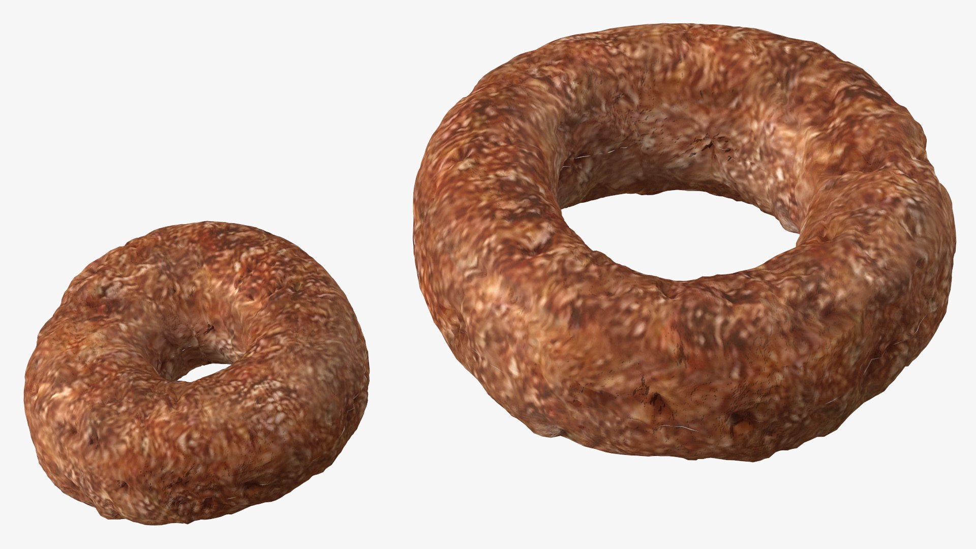 3D Chocolate Rings with Plate - TurboSquid 1783998