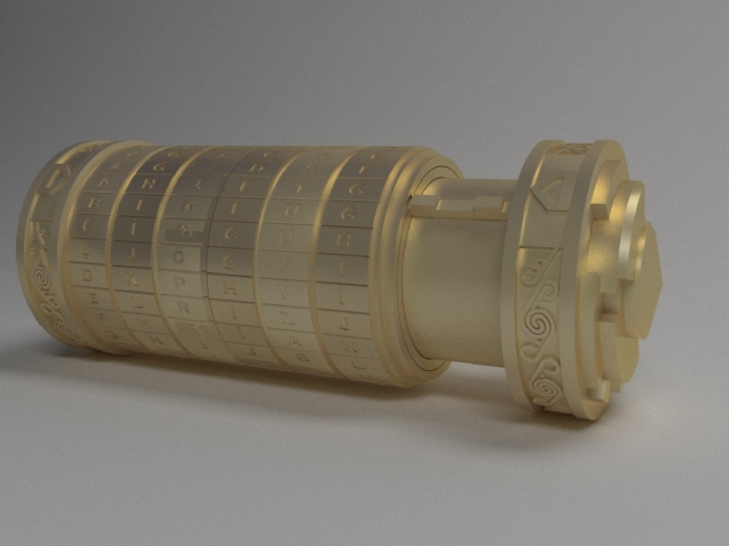 3D Cryptex Da Vinci Code - TurboSquid 1389427