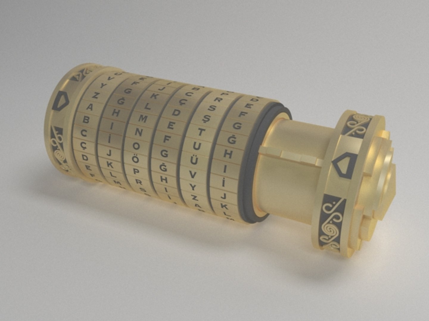 3D Cryptex Da Vinci Code - TurboSquid 1389427