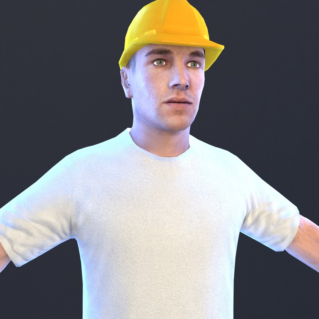 Handyman Man 3D Model - TurboSquid 1411709