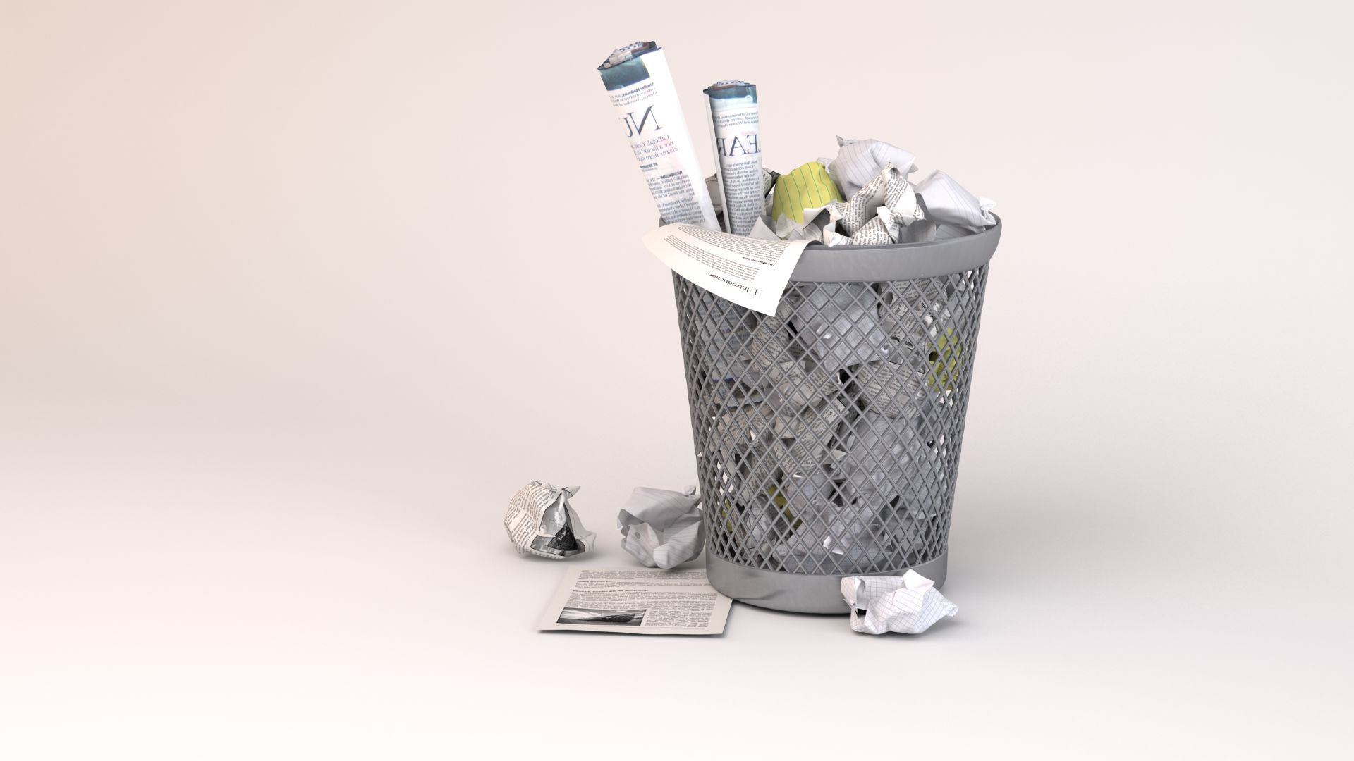 3d Waste Paper Basket