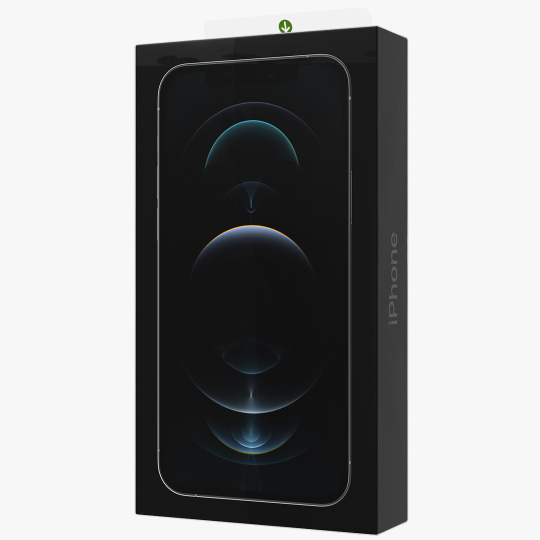 3D iphone 12 pro box model - TurboSquid 1706964