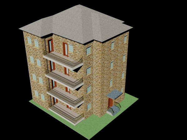 3d model building