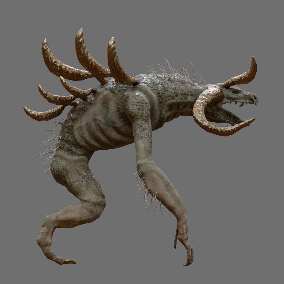 Horns Monster Model - TurboSquid 1434318