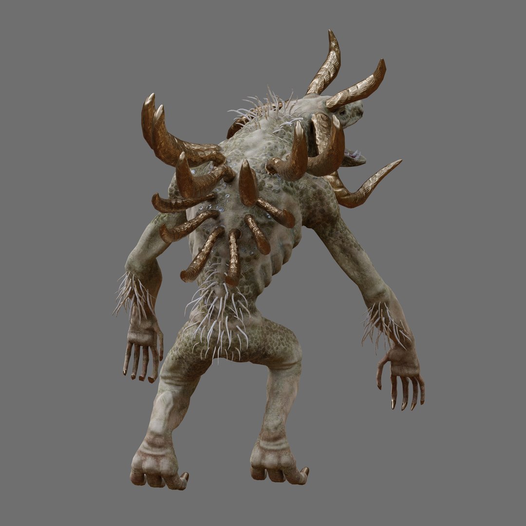 Horns Monster Model - TurboSquid 1434318