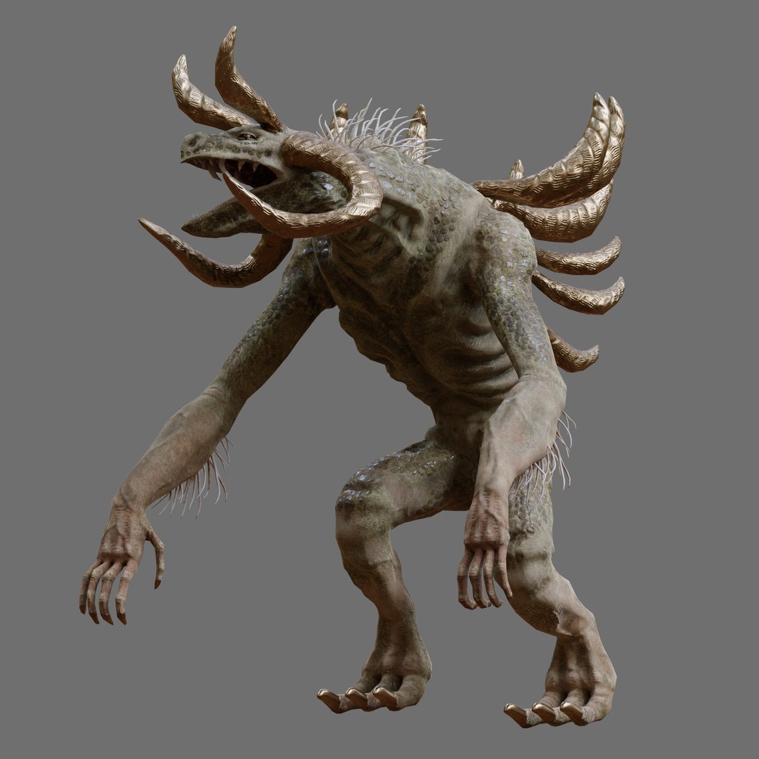 Horns Monster Model - TurboSquid 1434318