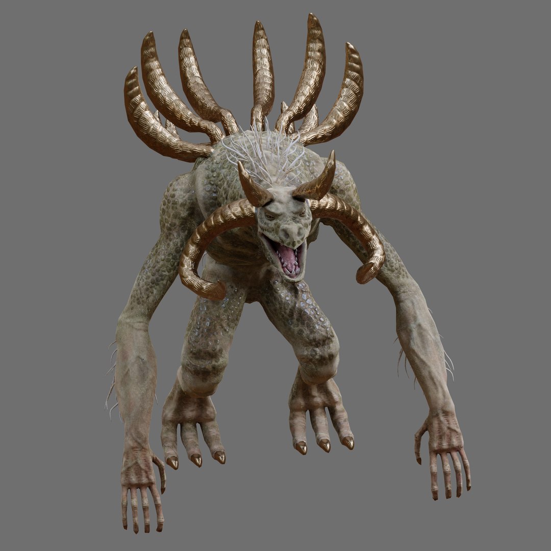 Horns Monster Model - TurboSquid 1434318
