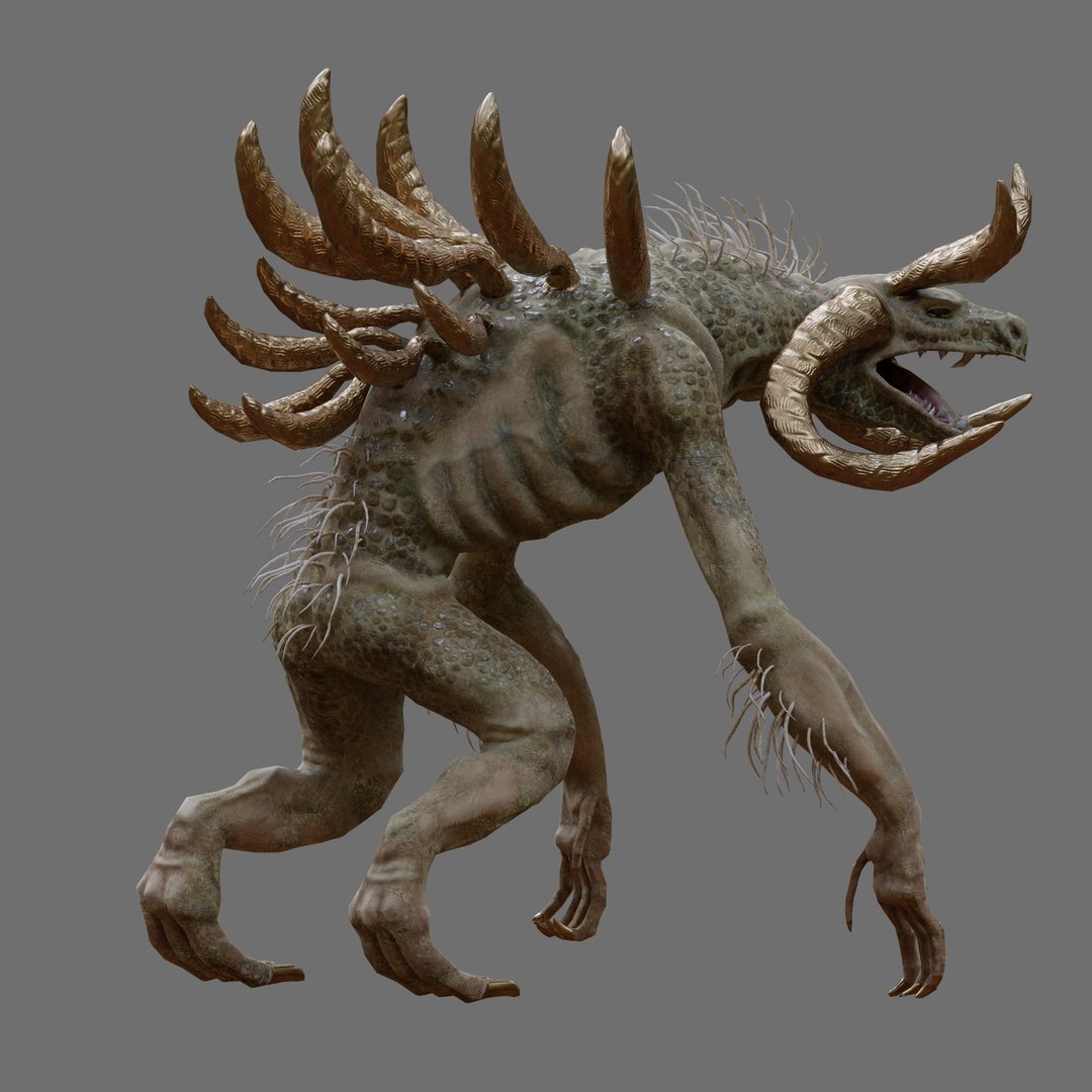 Horns Monster Model - TurboSquid 1434318