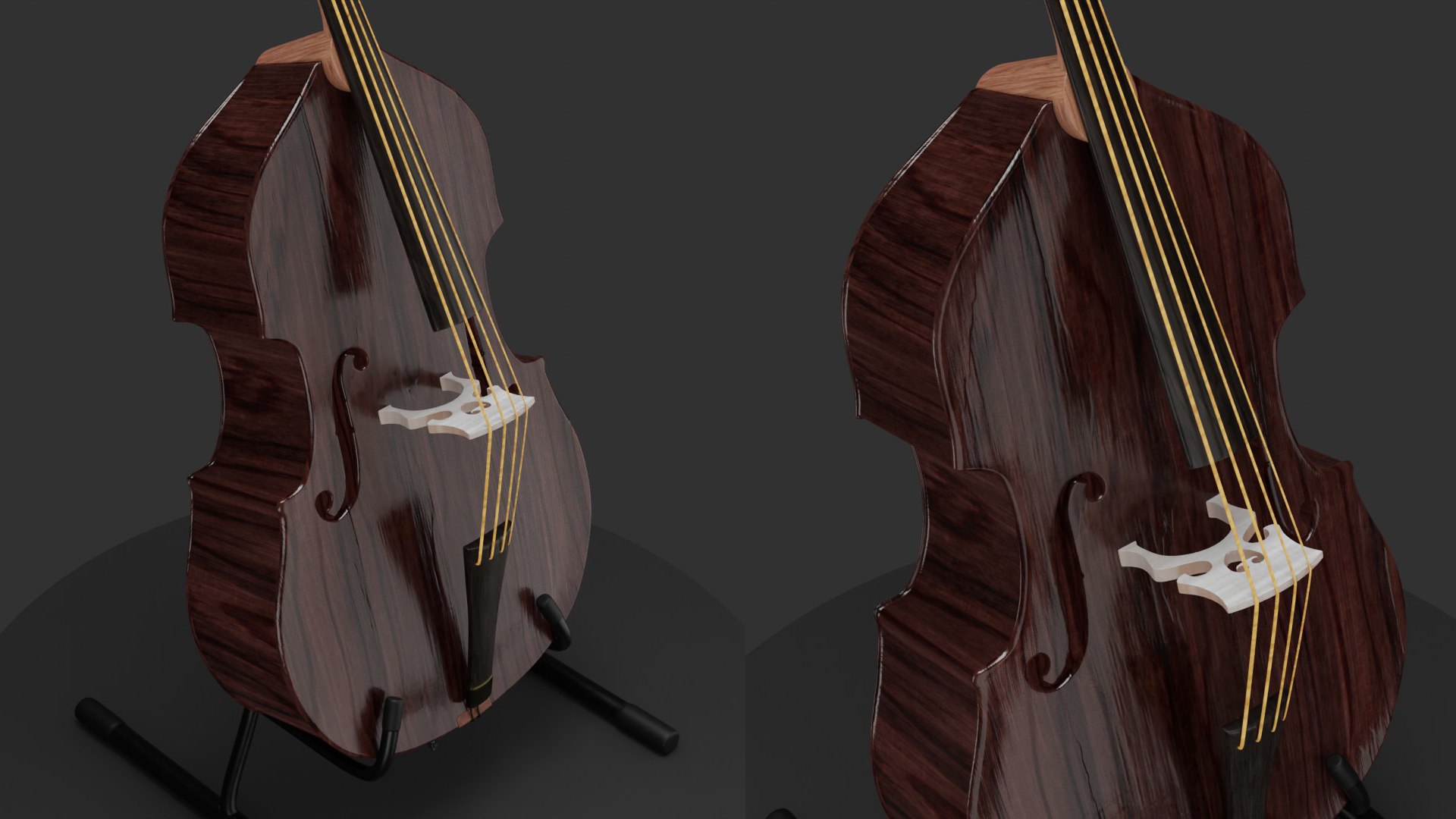 3D Double Bass - TurboSquid 1690120