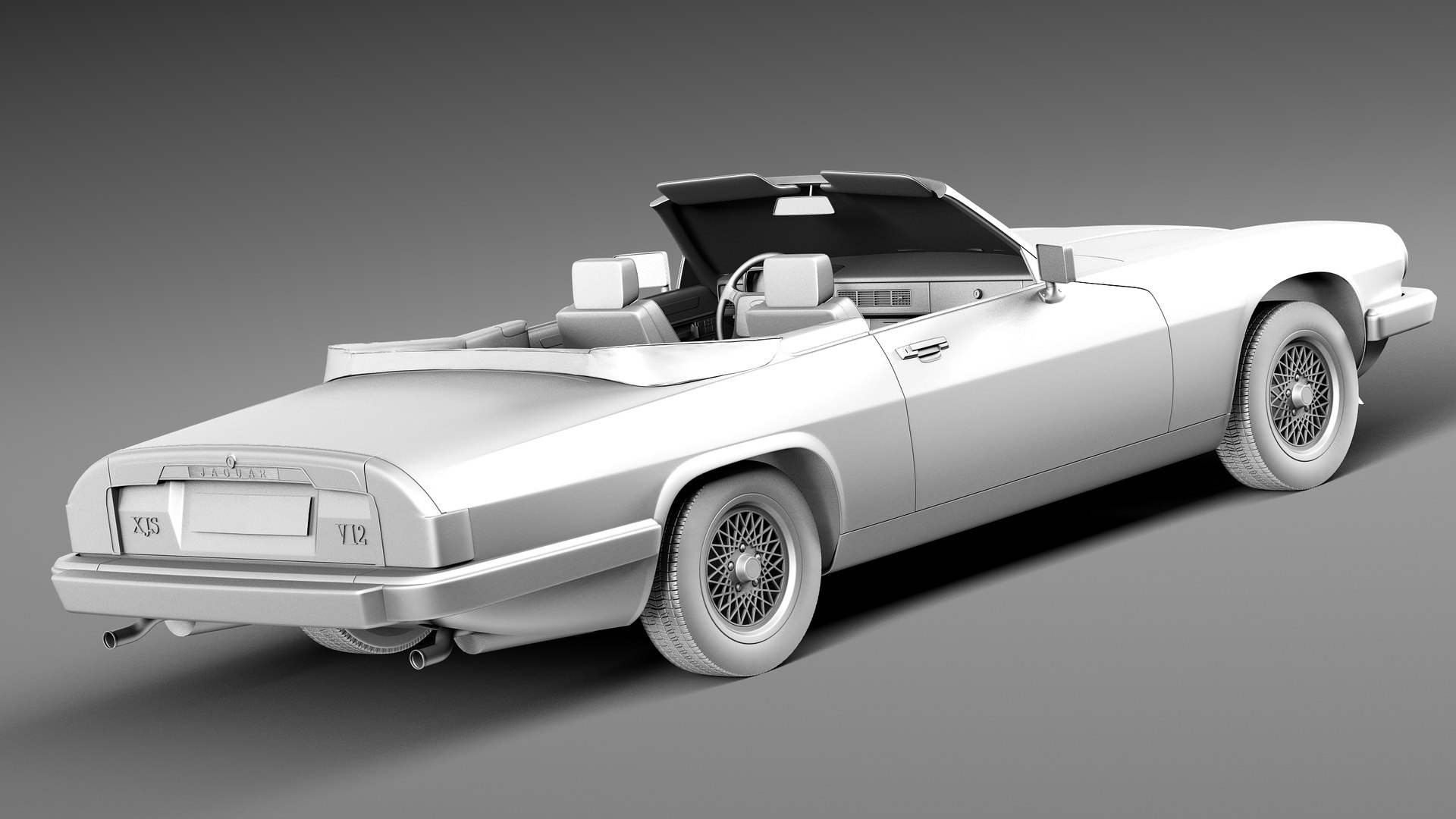 3ds Max Xjs Convertible 1975 Sport