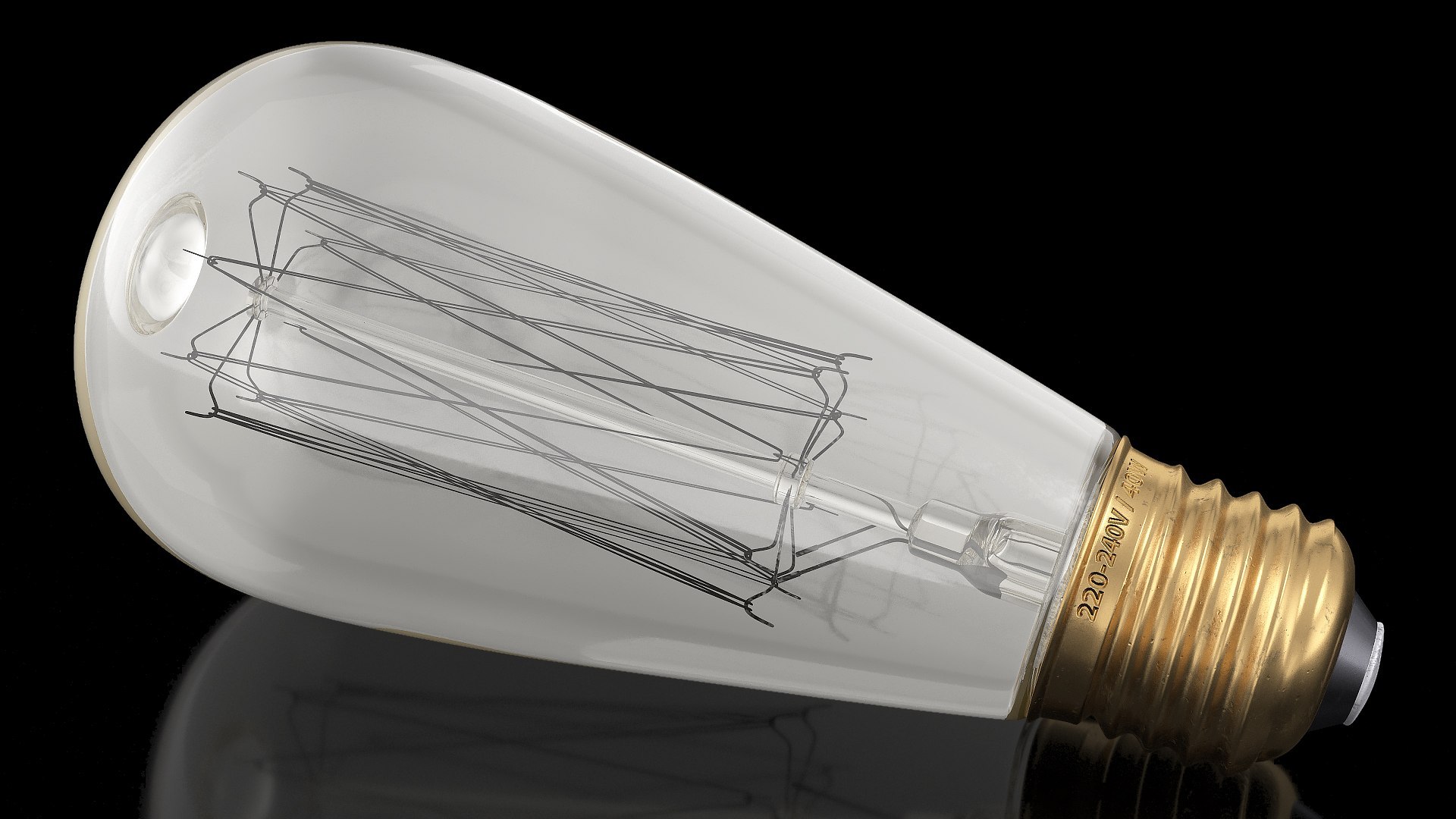 Vintage Edison Light Bulbs Collection 4 3D - TurboSquid 2139266