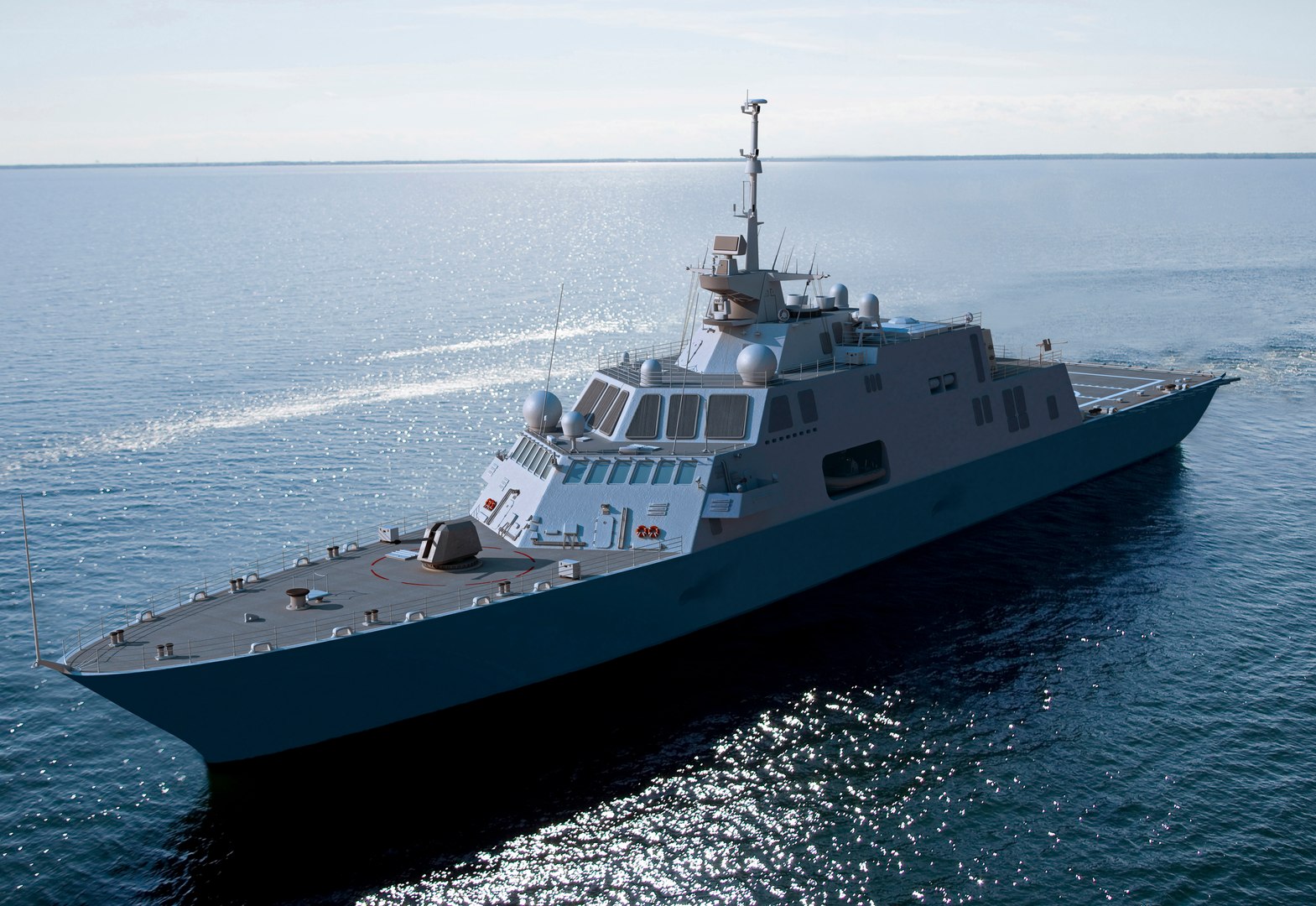 littoral combat ship uss 3d model