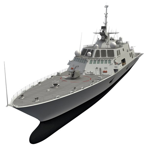 littoral combat ship uss 3d model