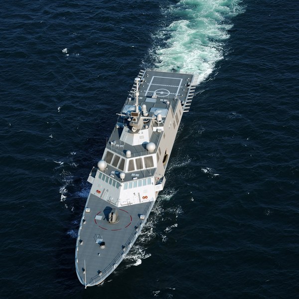 littoral combat ship uss 3d model