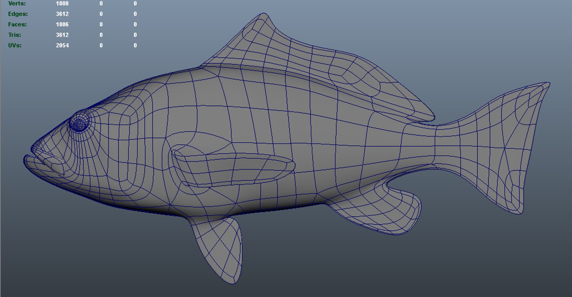 3D Model Goldspotted Sand Bass - TurboSquid 1259959