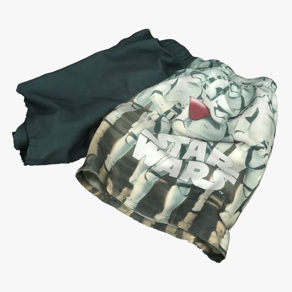 3D model Clothes 239 Boy Swim Trunks - TurboSquid 1761202