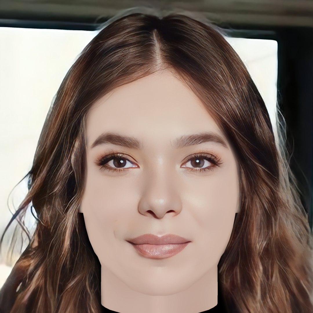 3D Hailee Steinfeld Head - No Hair - Low Poly Head For Game Model ...