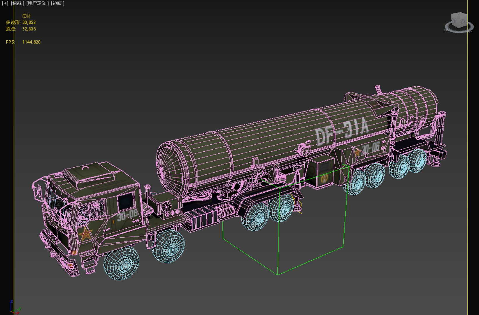 3D 4 Coatings Of DF-31A CSS-10 DF31A Ballistic Missile Launcher - TurboSquid 2400063