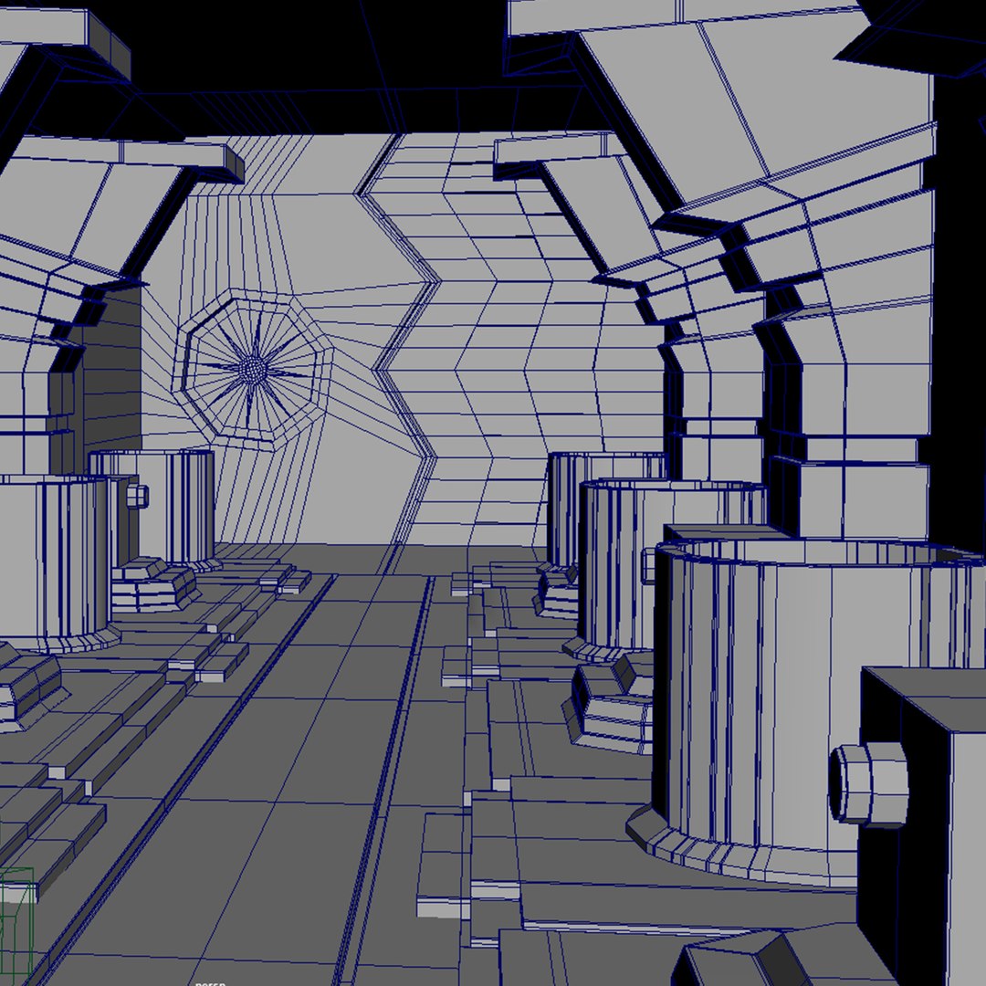Free 3D Corridor Modeled - TurboSquid 1432889