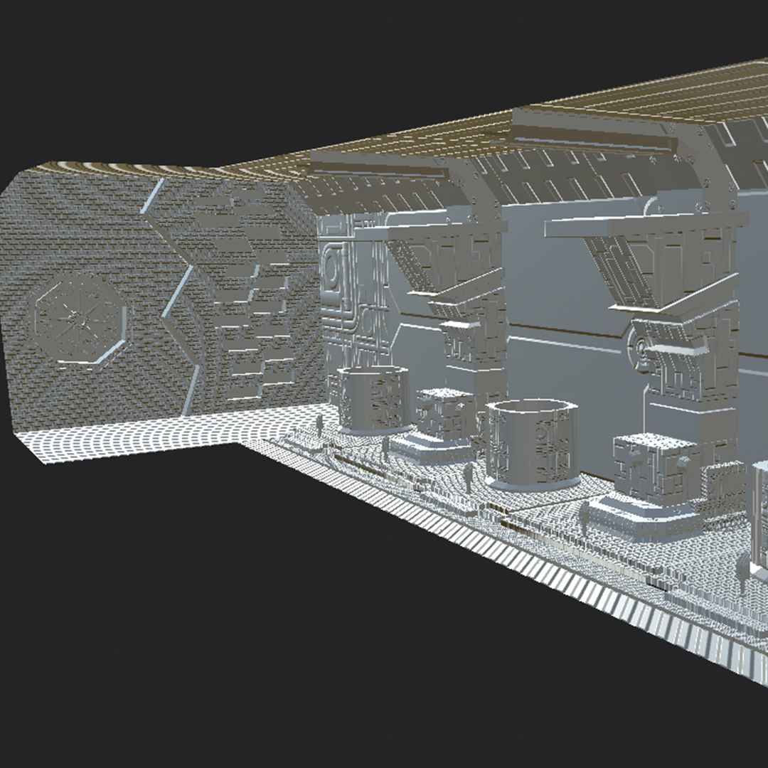 Free 3D Corridor Modeled - TurboSquid 1432889