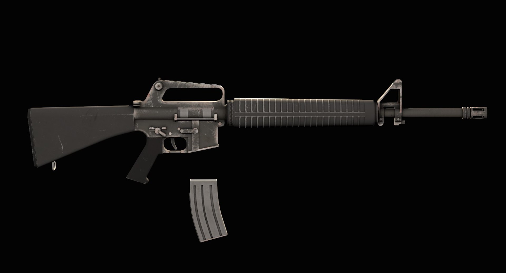 Free 3D M16 Rifle Games | 1146673 | TurboSquid