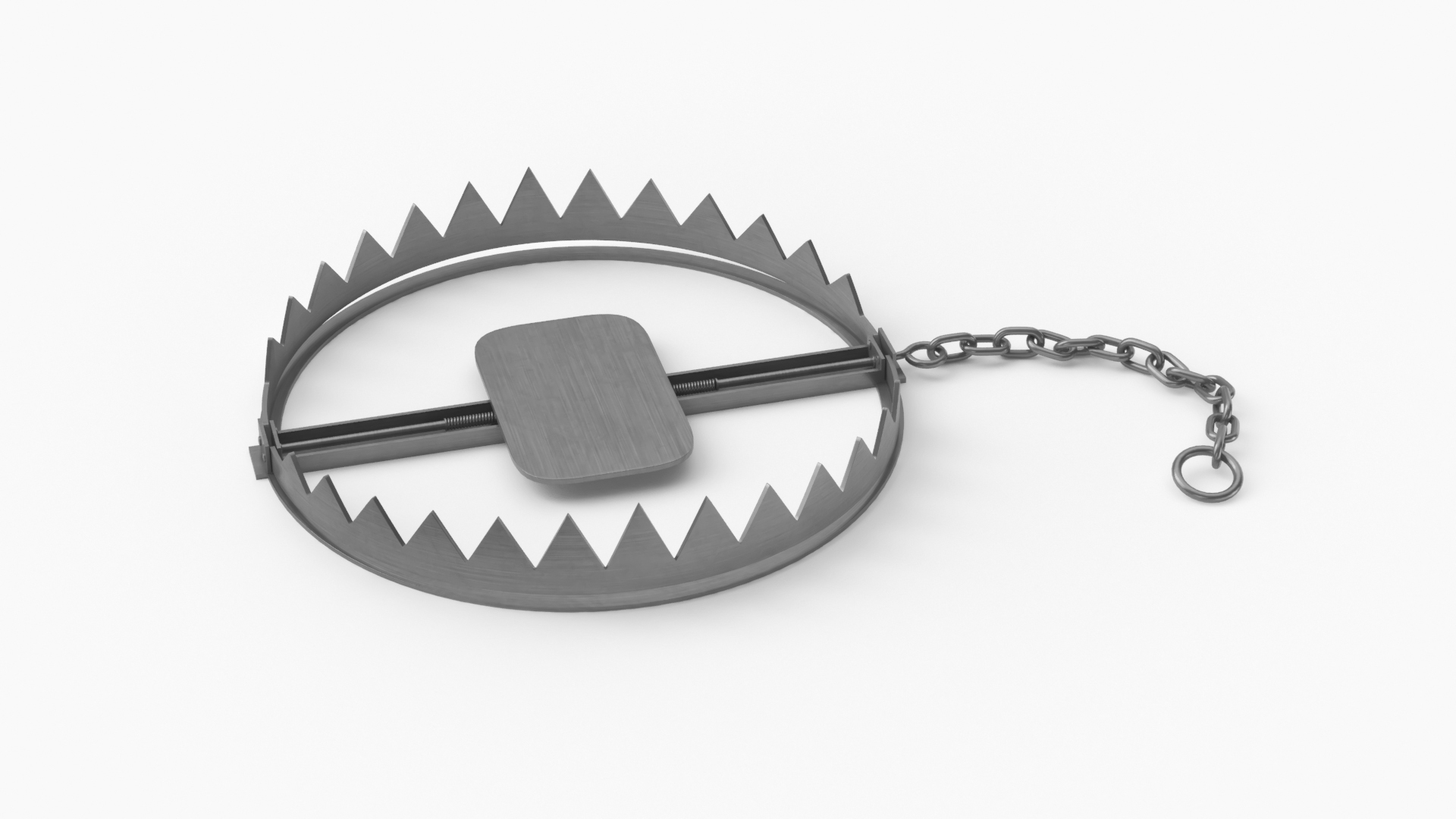Bear Trap 01 3d Model Turbosquid 2160673