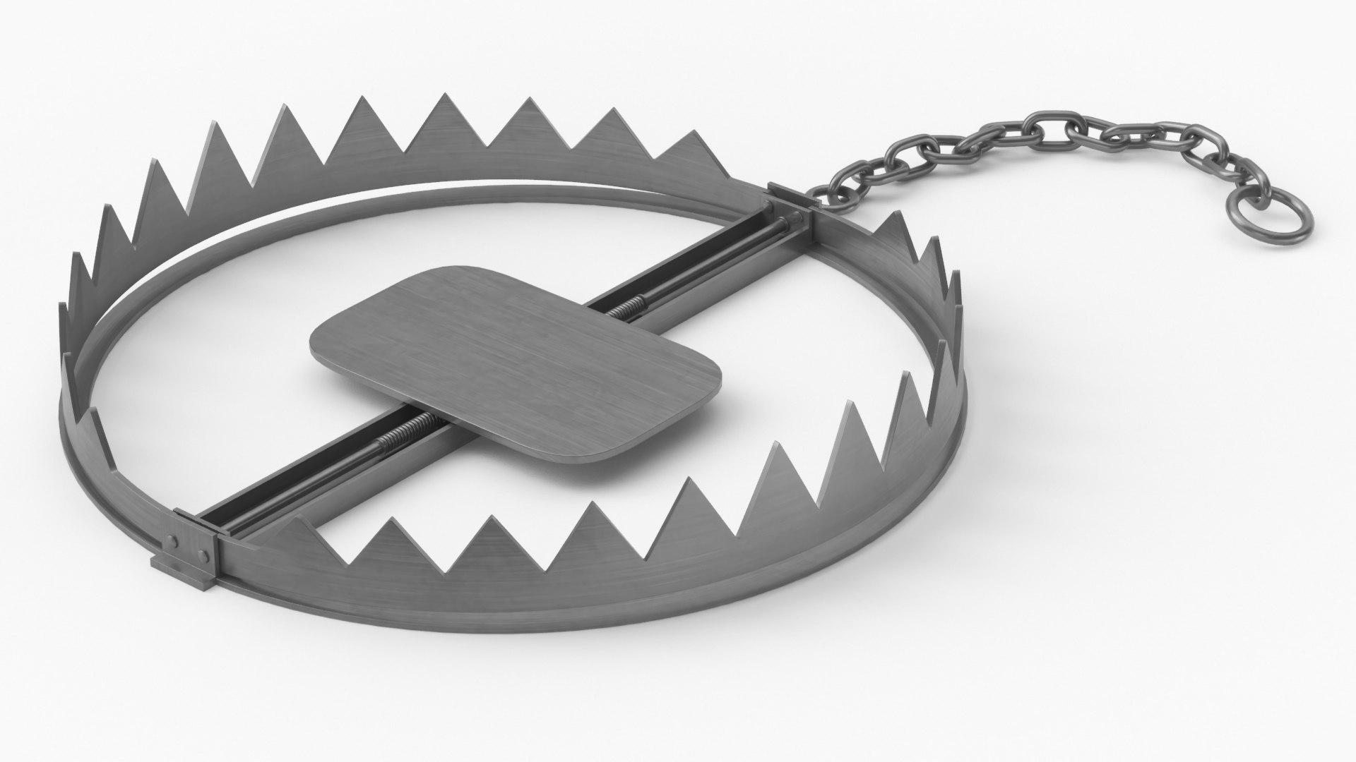 Bear Trap 01 3D Model - TurboSquid 2160673