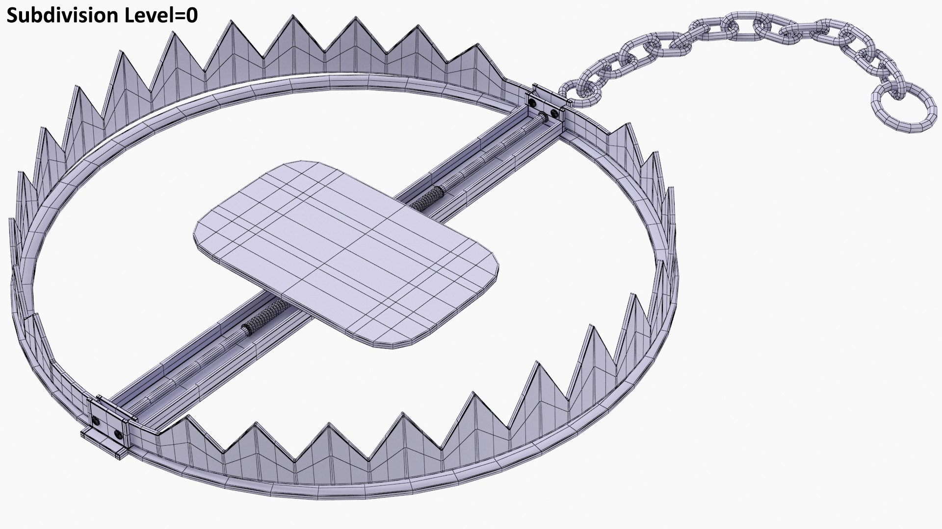 Bear Trap 01 3D Model - TurboSquid 2160673