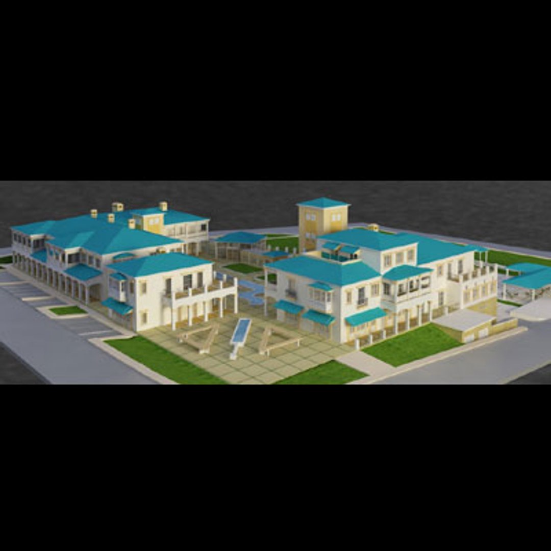 Club Facility 3d Model