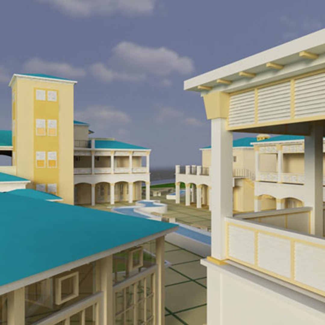 Club Facility 3d Model