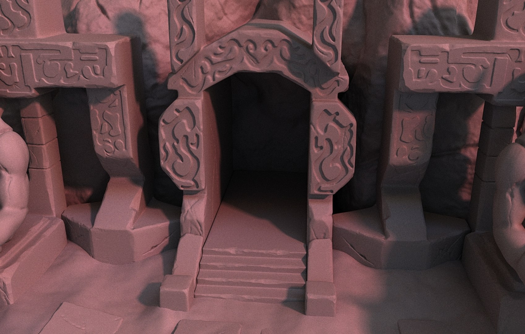 Cave-entrance Cave Entrance 3D - TurboSquid 1269082