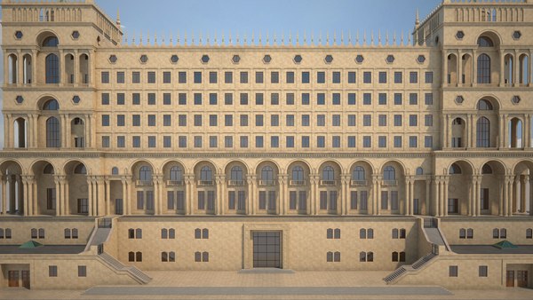 Baroque House 3D - TurboSquid 1807735