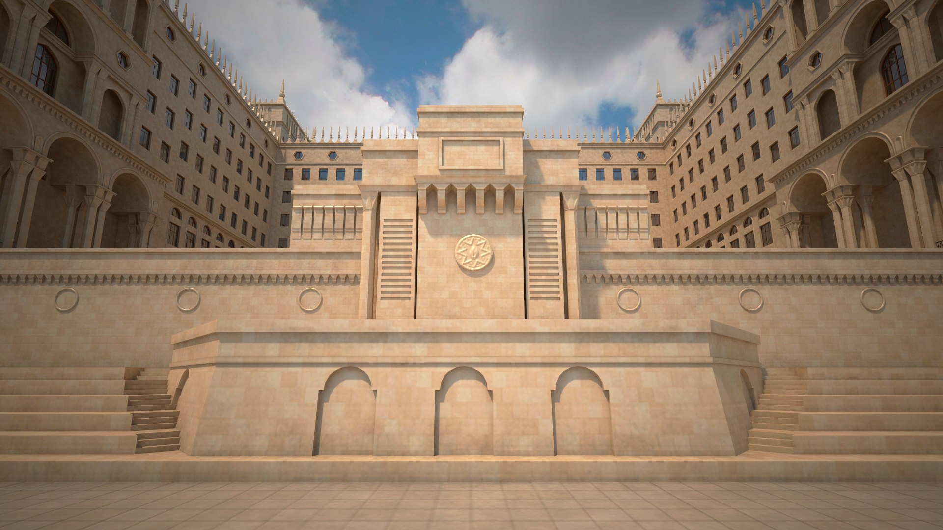 Baroque House 3D - TurboSquid 1807735