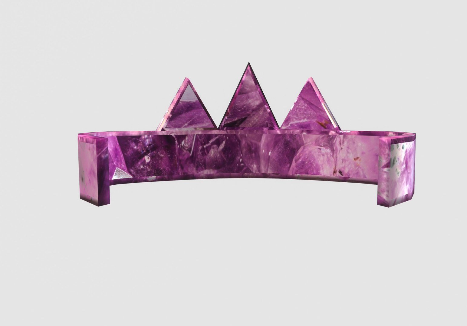 Purple Shiny Crown 3D - TurboSquid 1892282