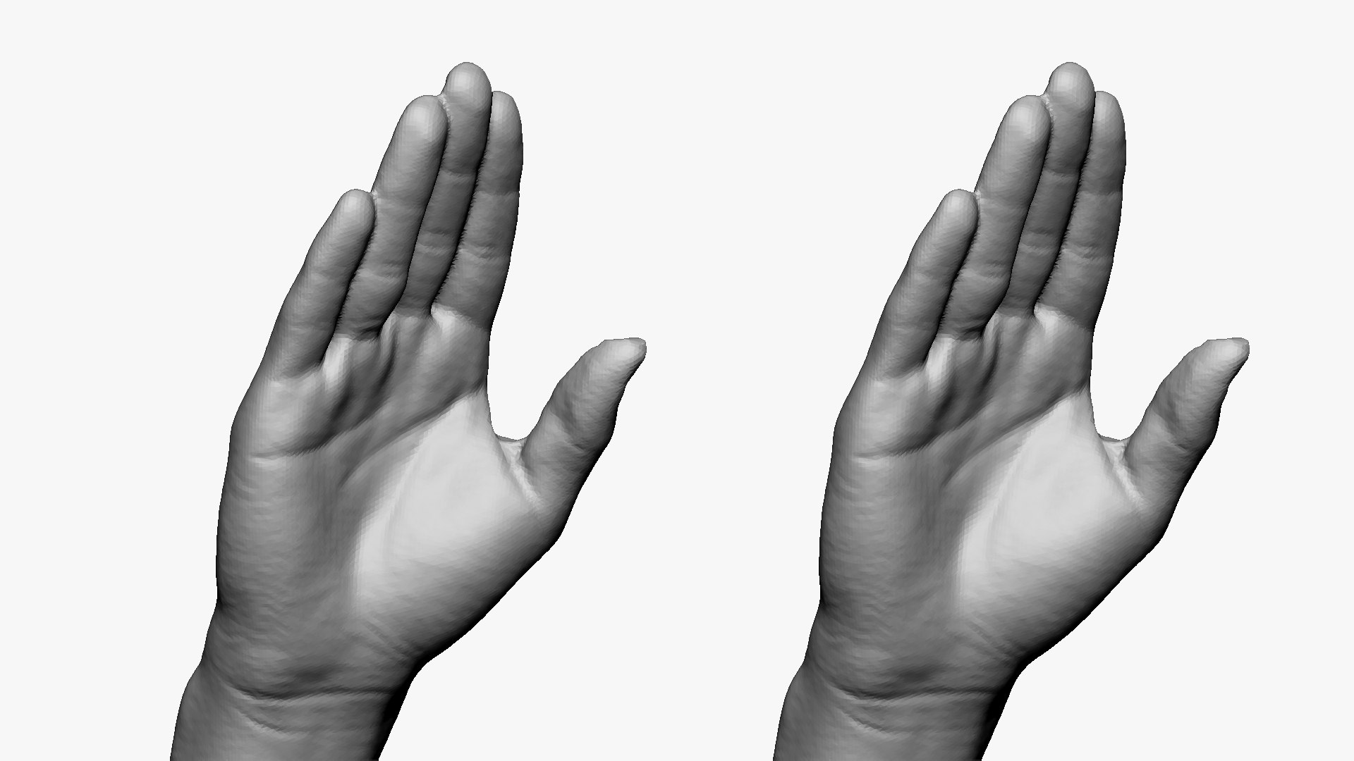 001161 Straight Hand 3D Model - TurboSquid 1734324