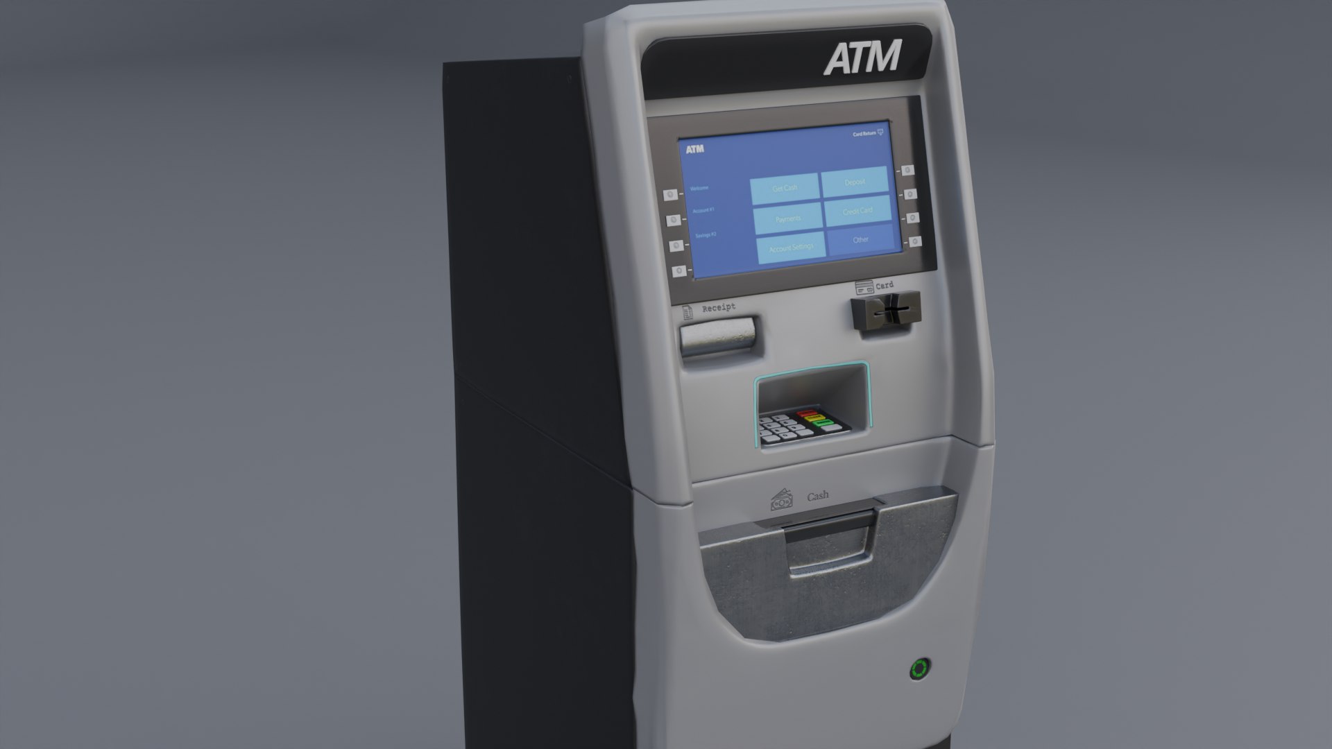 ATM Machine 3D Model - TurboSquid 2337191