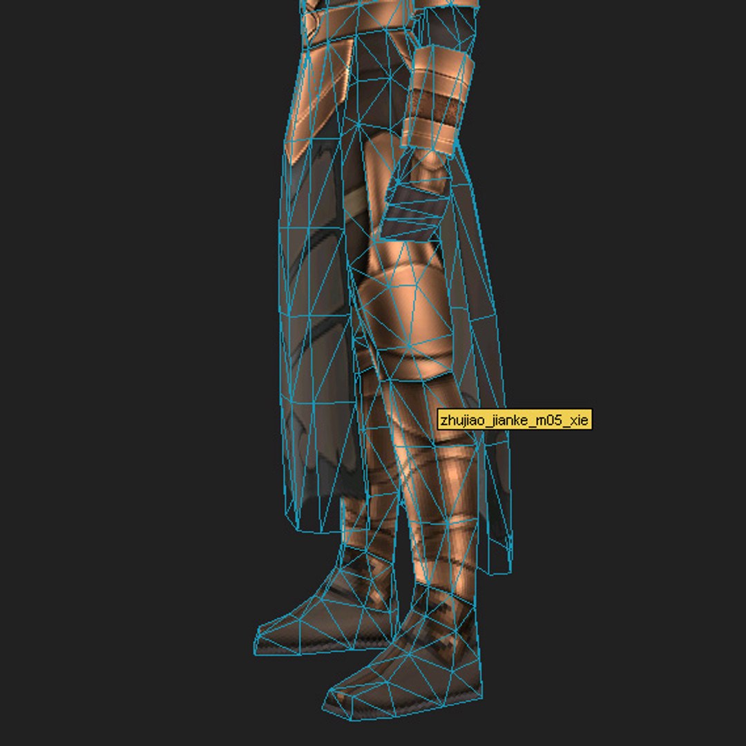 Warrior Man Male 3d Model