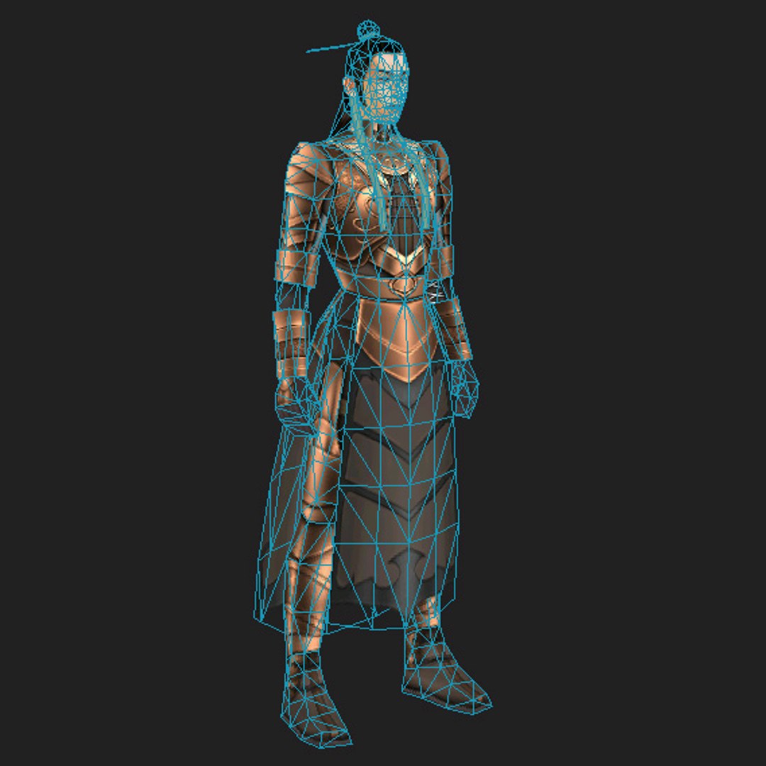 Warrior Man Male 3d Model