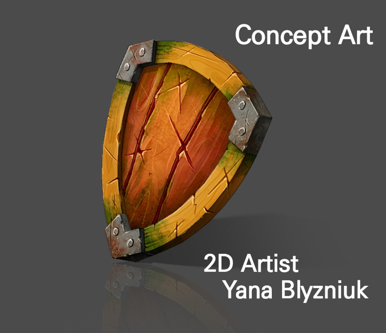 3D wood shield model - TurboSquid 1648548