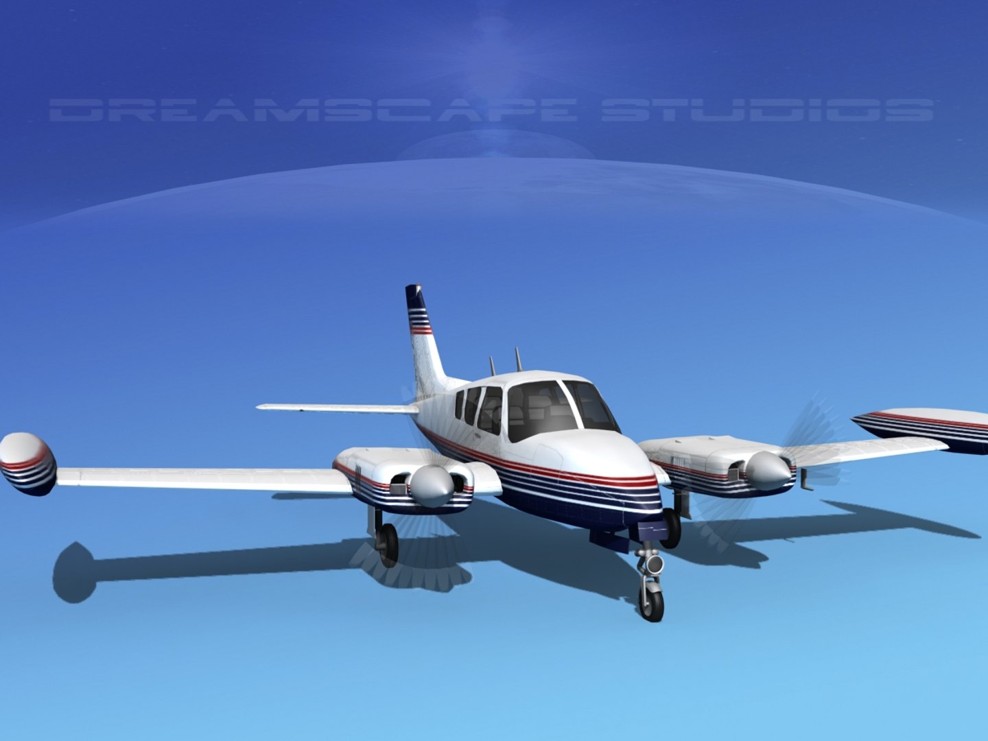 3d Cockpit Cessna 320 Model