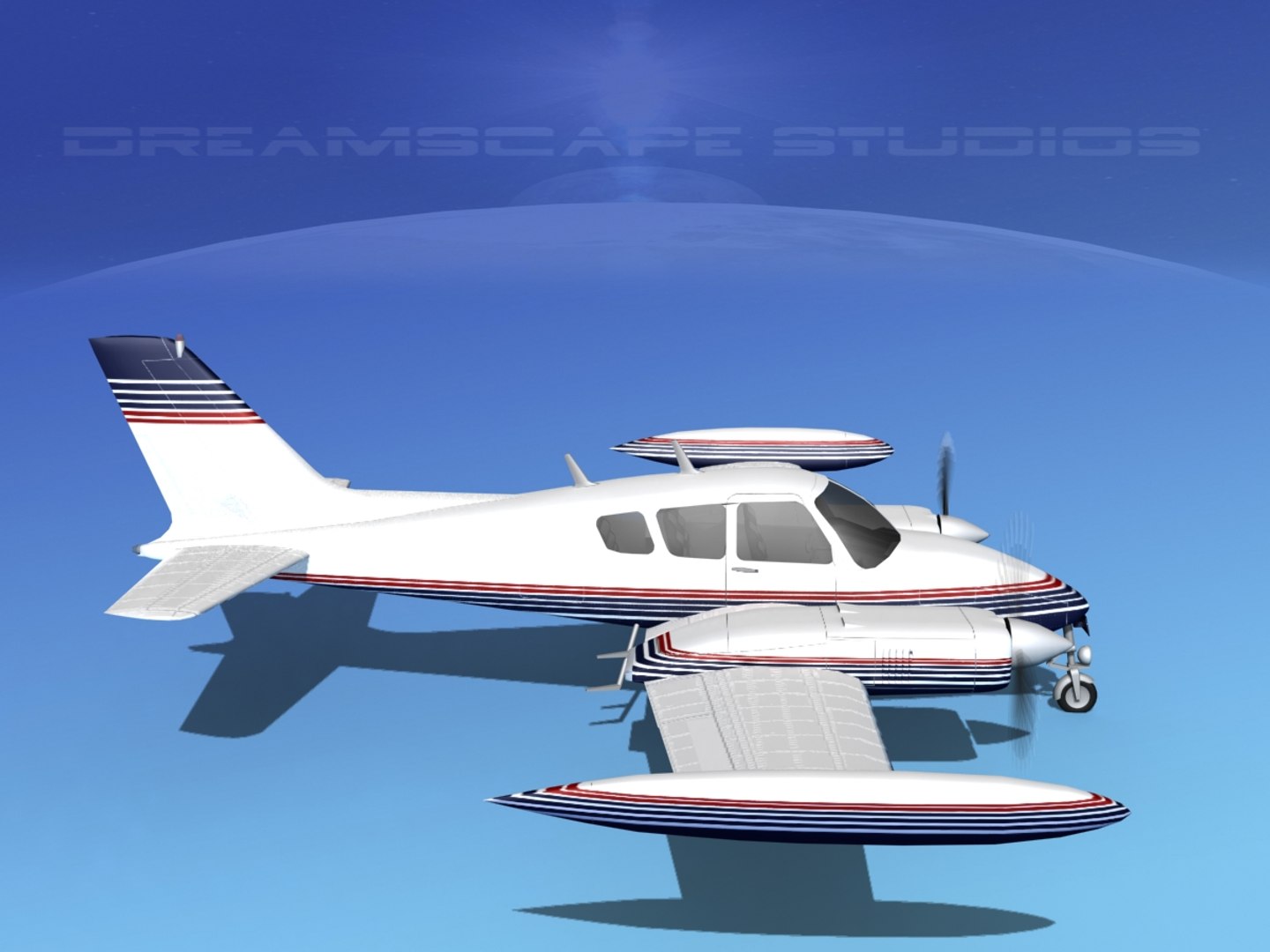 3d Cockpit Cessna 320 Model