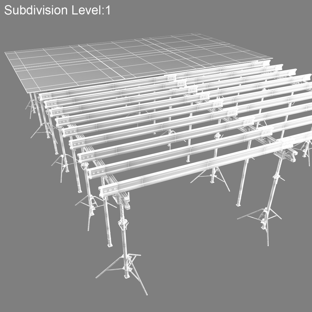 3d model slab framework