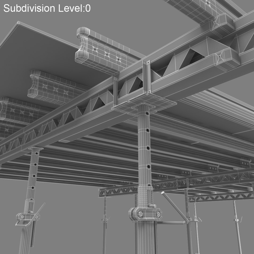 3d Model Slab Framework