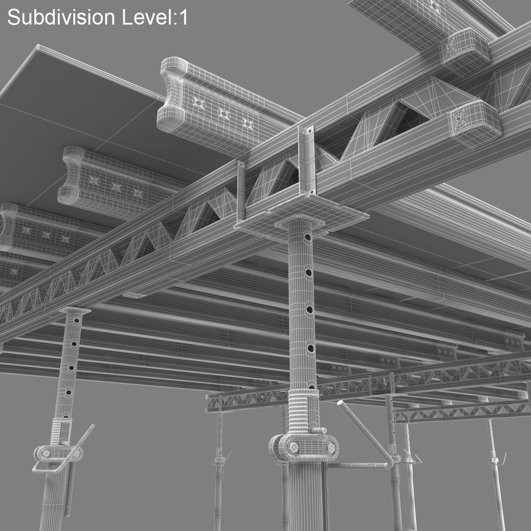 3d Model Slab Framework