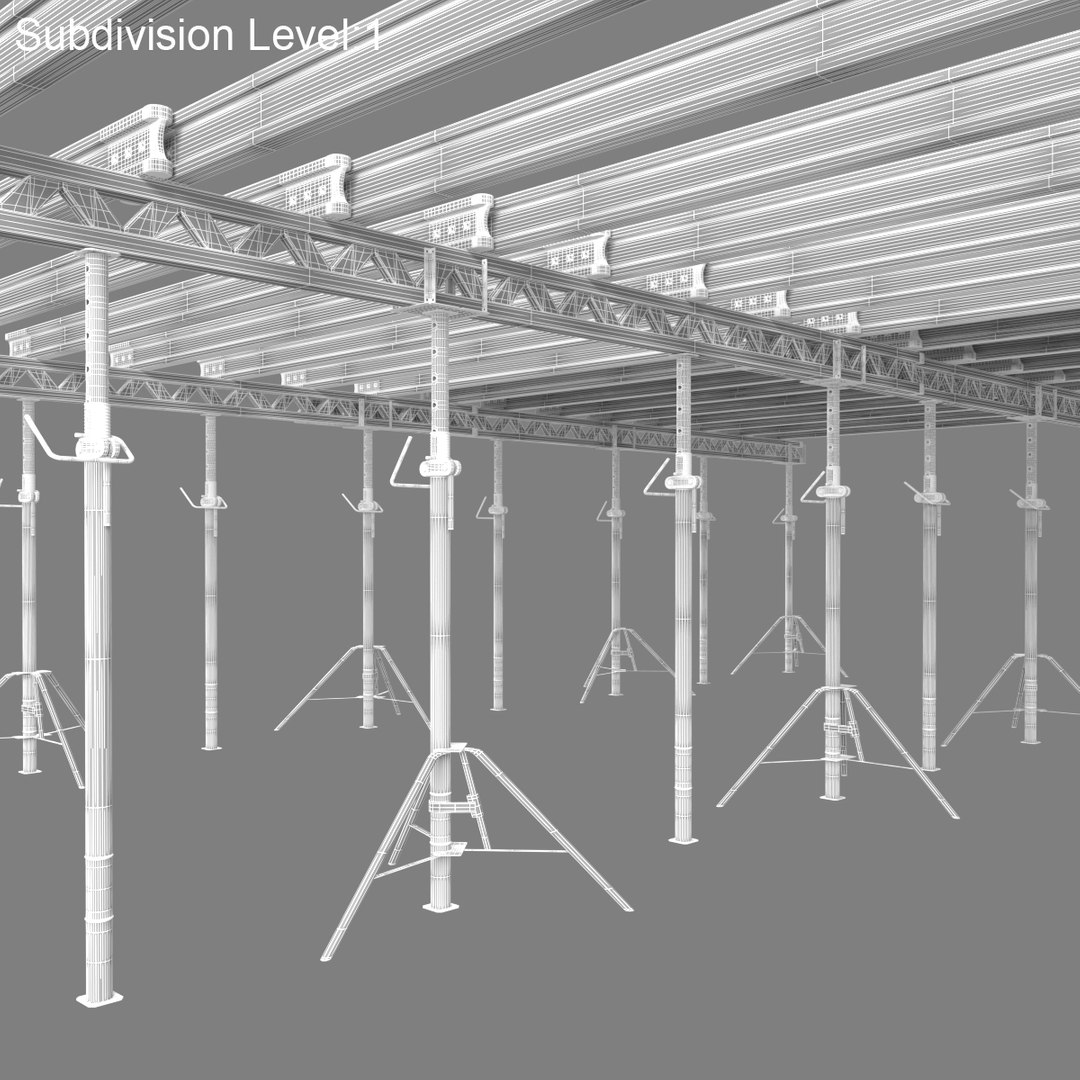 3d Model Slab Framework