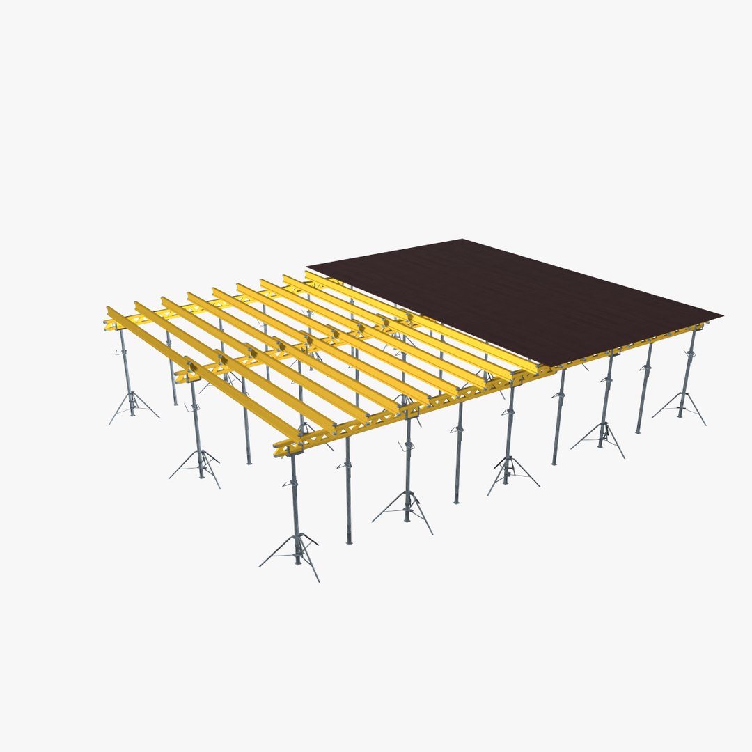 3d model slab framework