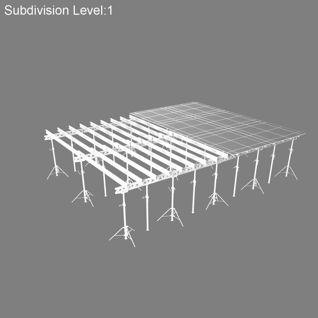 3d Model Slab Framework