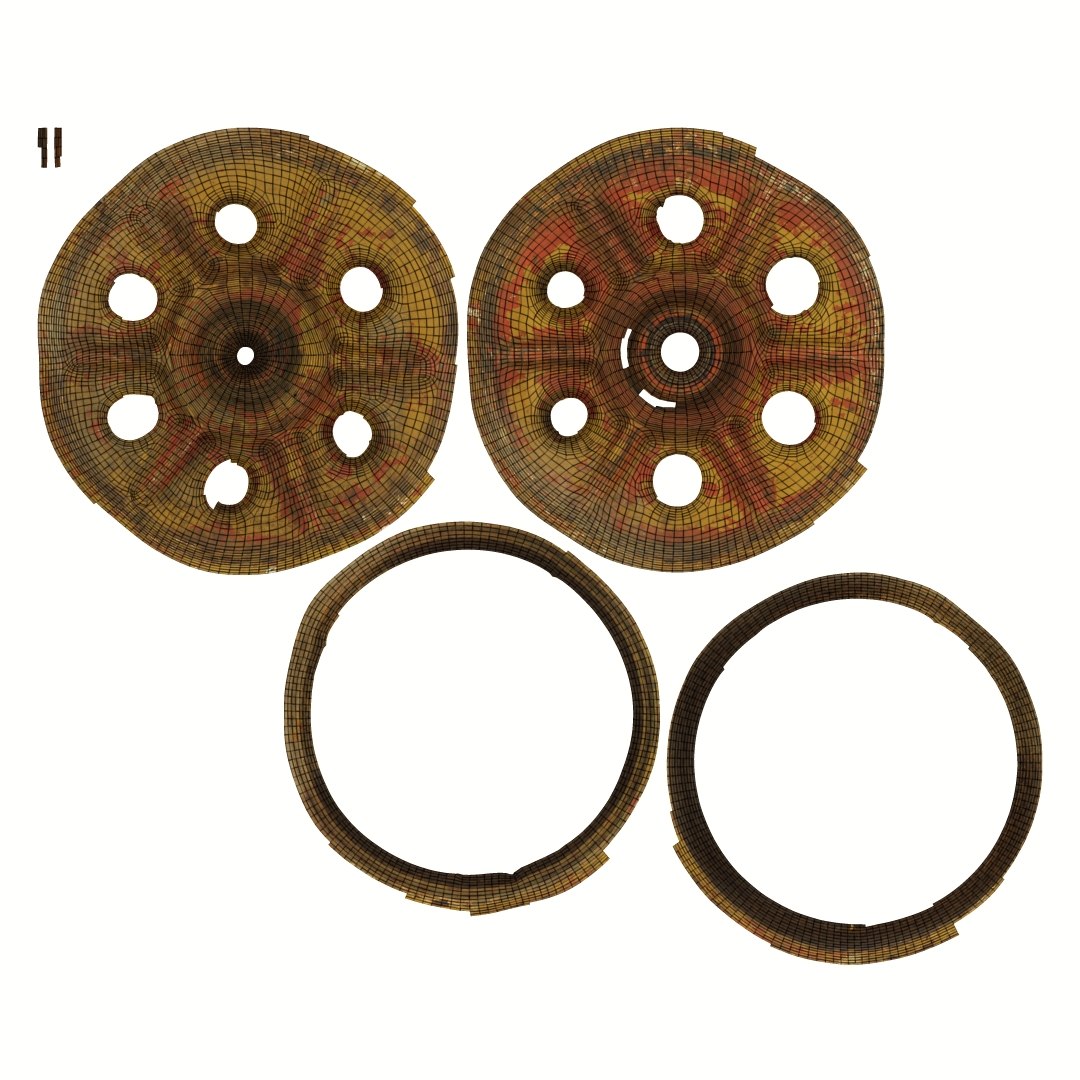 Old Rusted Pulley Wheel Raw Scanned 3D Model - TurboSquid 1781942